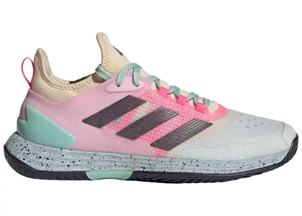 Adidas Adizero Ubersonic 4.1 Sneakers - Crystal White/aurora Met./semi Flash Aqua