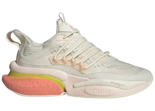 Adidas Alphaboost V1 Sneakers - Off White/wonder Clay/lucid Lemon