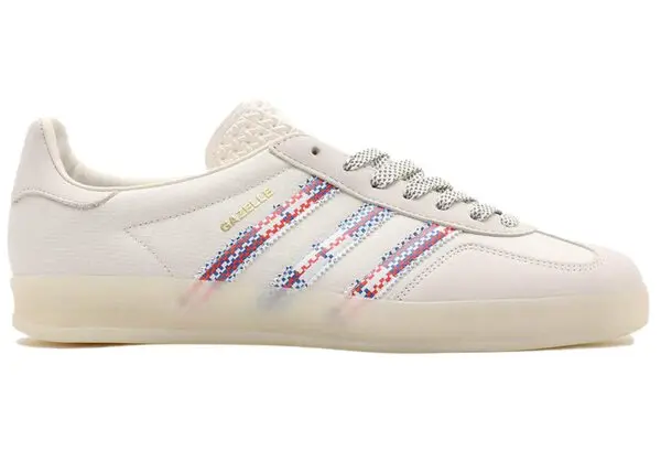 Adidas Gazelle Indoor Sneakers - White/plaid