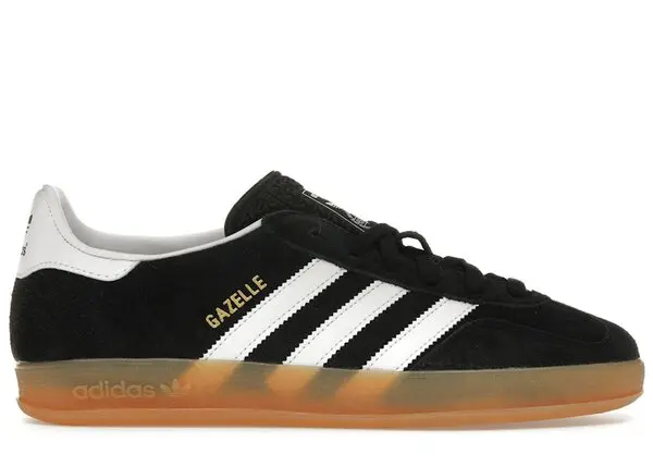 Adidas Gazelle Indoor Sneakers - Core Black/cloud White/gum