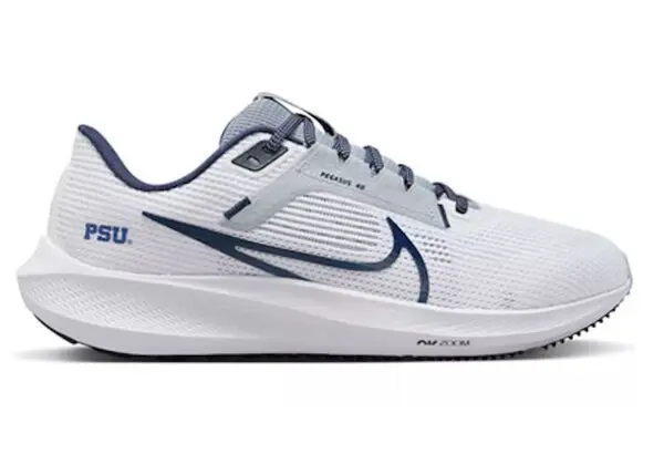 Nike Pegasus 40 Penn State Sneakers - White/wolf Grey/college Navy Blue