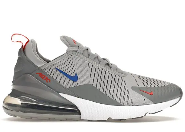 Nike Air Max 270 Sneakers - Wolf Grey/game Royal/university Red