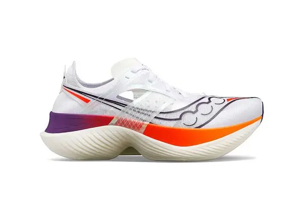 Saucony Endorphin Elite Sneakers - White/vizired