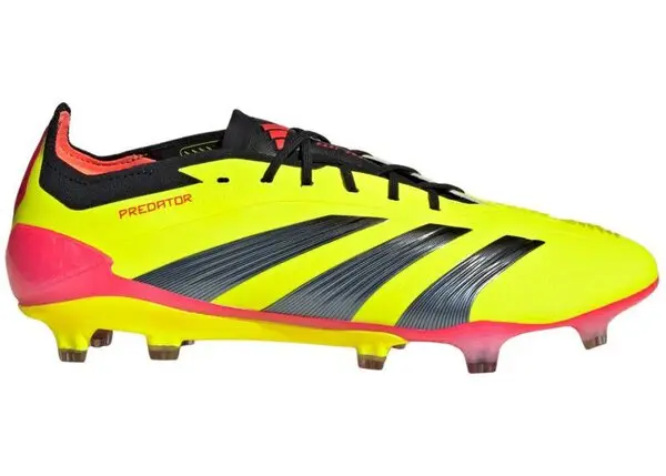 Adidas Predator 24 Elite Laceless Fg - Team Solar Yellow 2/core Black/solar Red