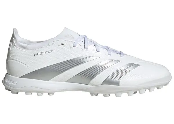 Adidas Predator 24 League Low Turf - Cloud White/silver Metallic/grey One