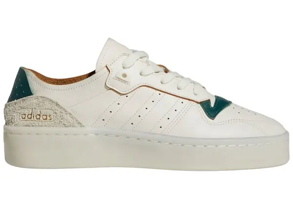 Adidas Rivalry Low Sneakers - Cloud White/collegiate Green/ivory