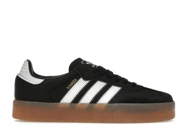 Adidas Sambae Metallic Gold Sneakers - Core Black/cloud White/gold Metallic