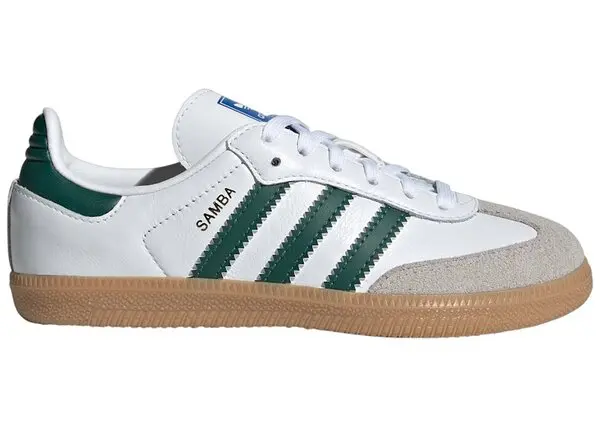 Adidas Samba Og Sneakers - Cloud White/collegiate Green/gum