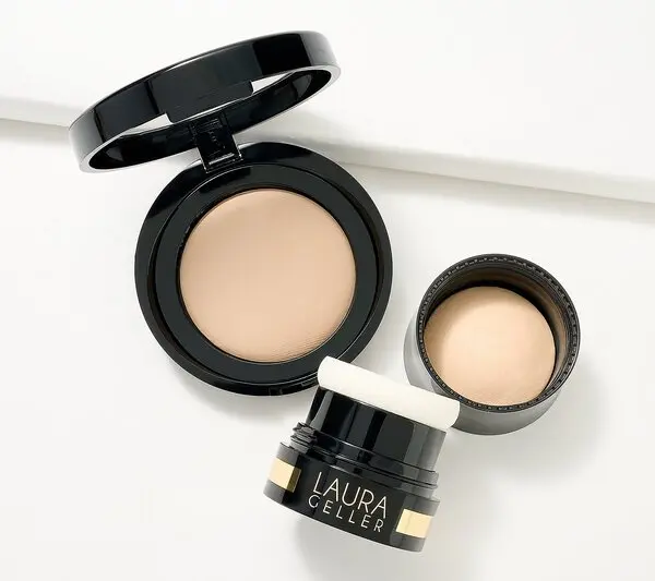 Laura Geller Beauty Baked To Go Blurring & Setting Powder Set