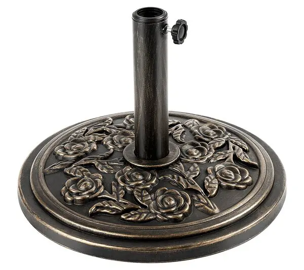 BACKYARD EXPRESSIONS Cast Stone Patio Umbrella Ase 20 Lbs