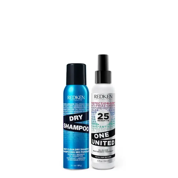 REDKEN Deep Clean Dry Shampoo & One United Hair Care Set