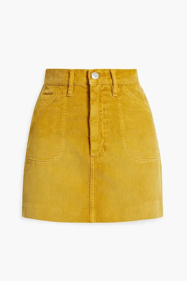 RE/DONE 70s Cotton-corduroy Mini Skirt