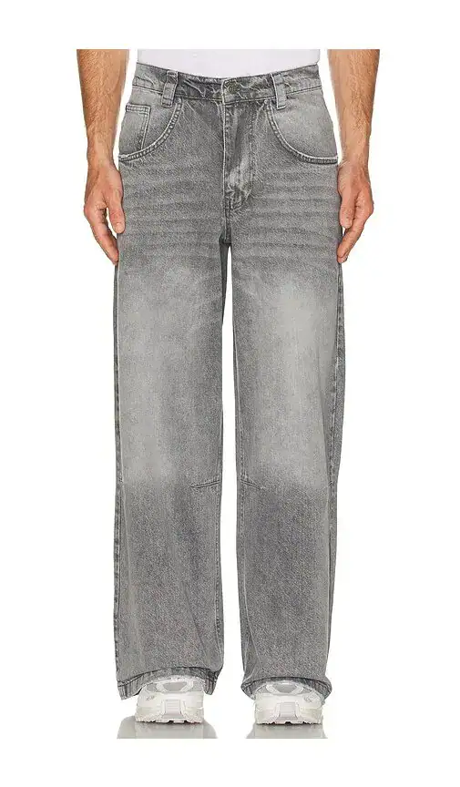 Jaded London Lowrise Colossus Jeans In Grey Sandblast - 54% Off 