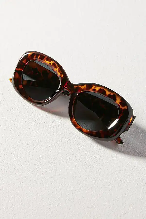 Anthropologie Fifth & Ninth Bianca Sunglasses New Black display picture 3