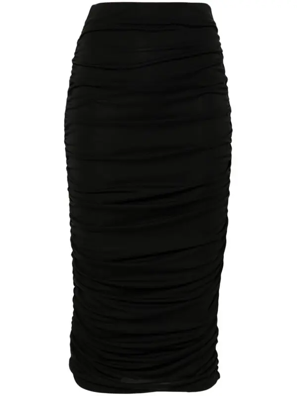 Andamane Livia Ruched Midi Skirt