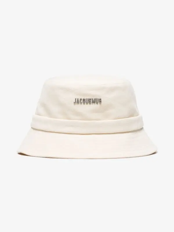 Jacquemus Le Bob Gadjo Bucket Hat - Neutrals