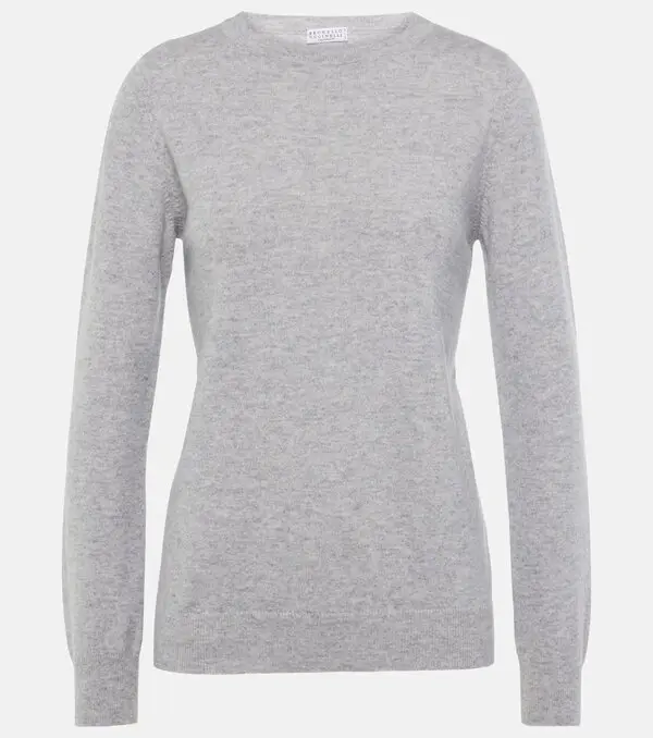 Brunello Cucinelli Cashmere Sweater - Grey