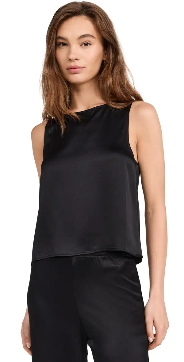 LESET Barb Sleeveless Top - Black