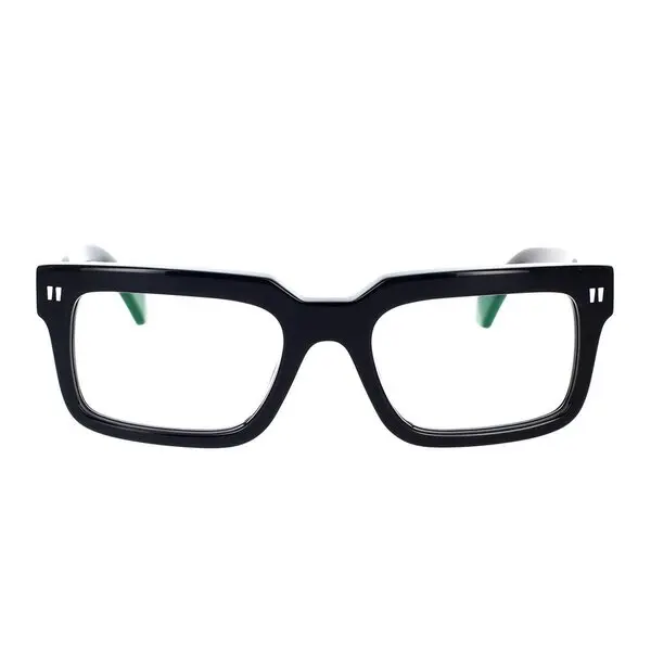 Off-White Square Acetate Eyeglasses - Black