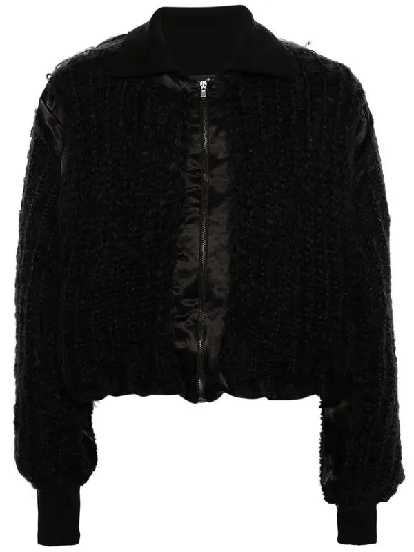 MLGA Chunky Knit Bomber Jacket