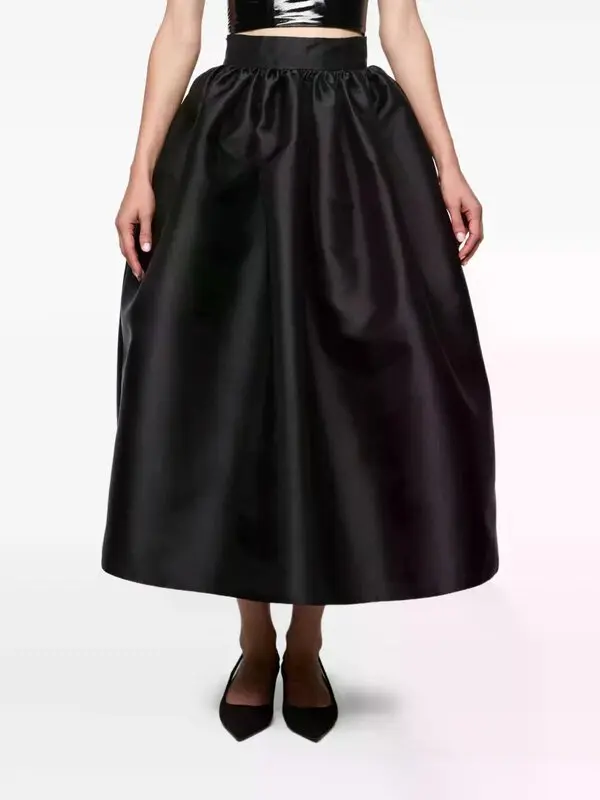 ATU BODY COUTURE Full Midi Skirt - Black