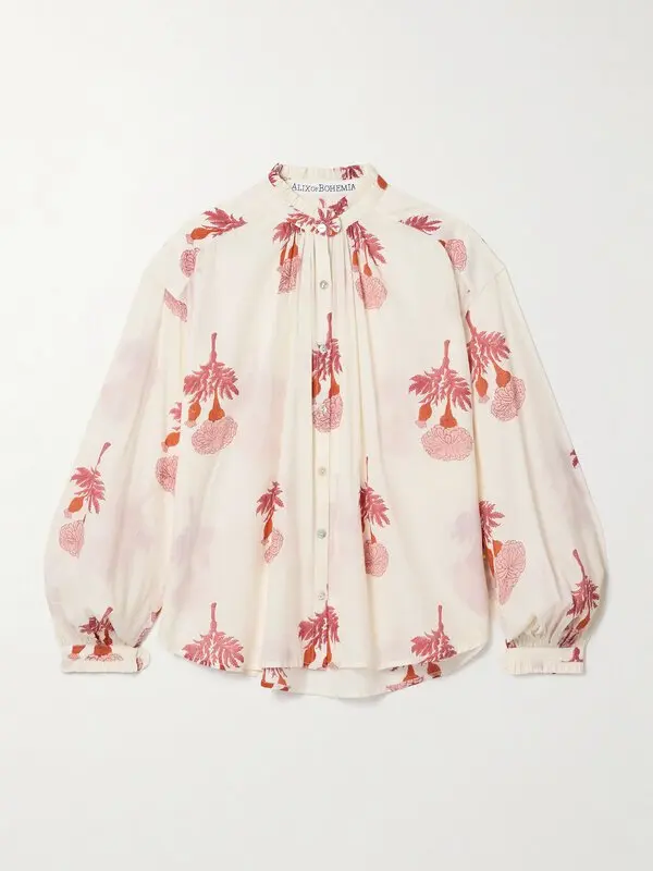 Alix Of Bohemia Poet Floral-print Blouse
