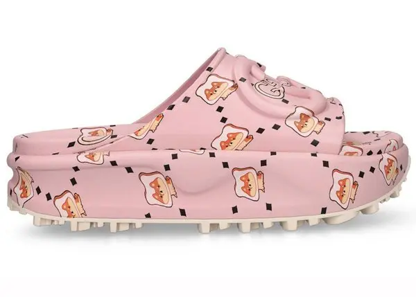 Gucci Gg Animal Print Rubber Slide