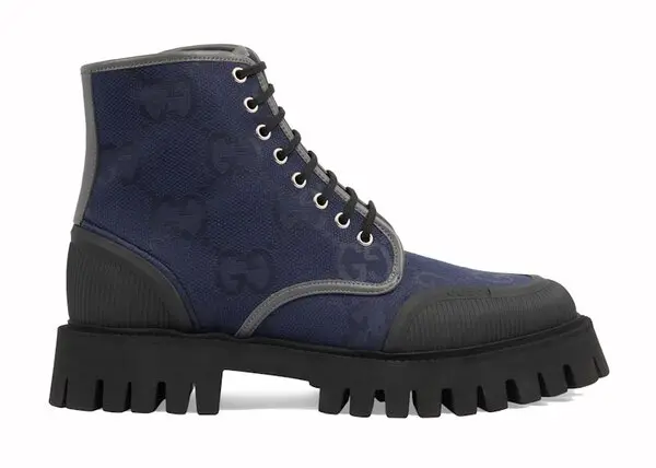 Gucci Novo Lug Sole Ankle Booties