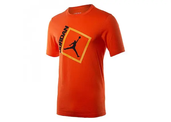 JORDAN Jumpman Box Short Sleeve T-shirt - Orange
