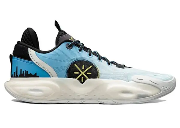 LI-NING Wade All City Skyline Sneakers - Blue/white/yellow
