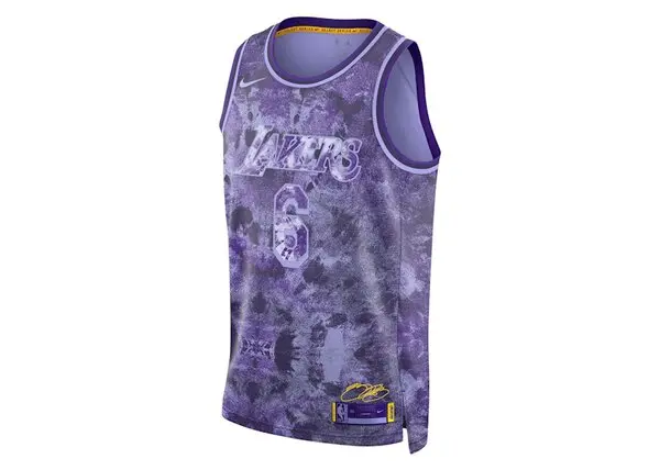Nike Nba Los Angeles Lakers Lebron James 2022/23 Select Series Jersey - Purple Pulse