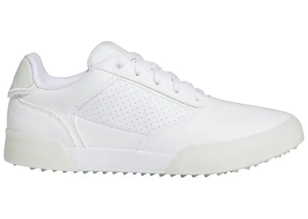 Adidas Retrocross Spikeless Golf Shoes - Cloud White/crystal Jade/off White