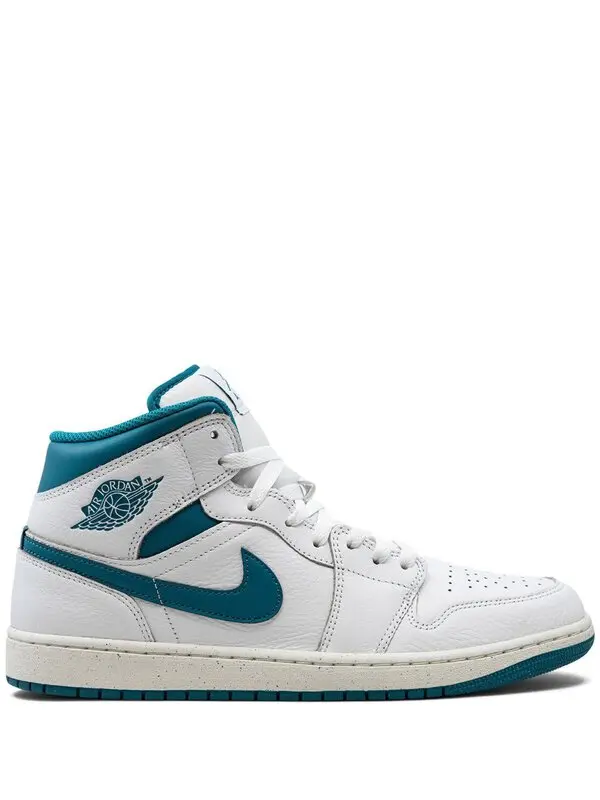 JORDAN 1 Mid Se Industrial Blue Sneakers - White