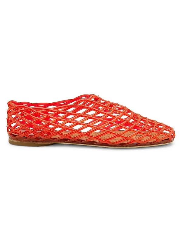 THE ROW Mara Pvc Ballet Flats - Red | Editorialist