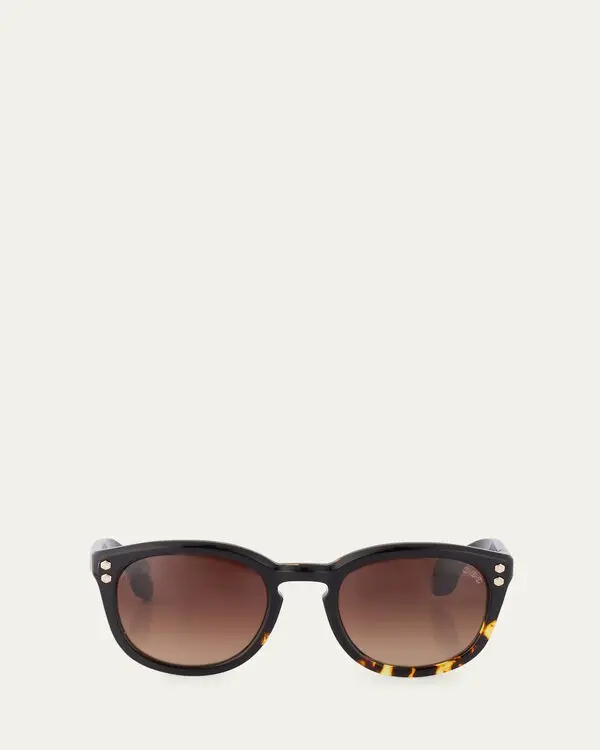 Hoorsenbuhs Keyhole Round Sunglasses