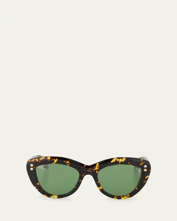 Hoorsenbuhs Tokyo Tortoise Cat-Eye Sunglasses Brown Editorialist