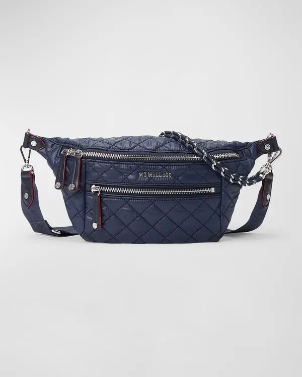 Mz Wallace Crosby Small Sling Belt Bag - Navy