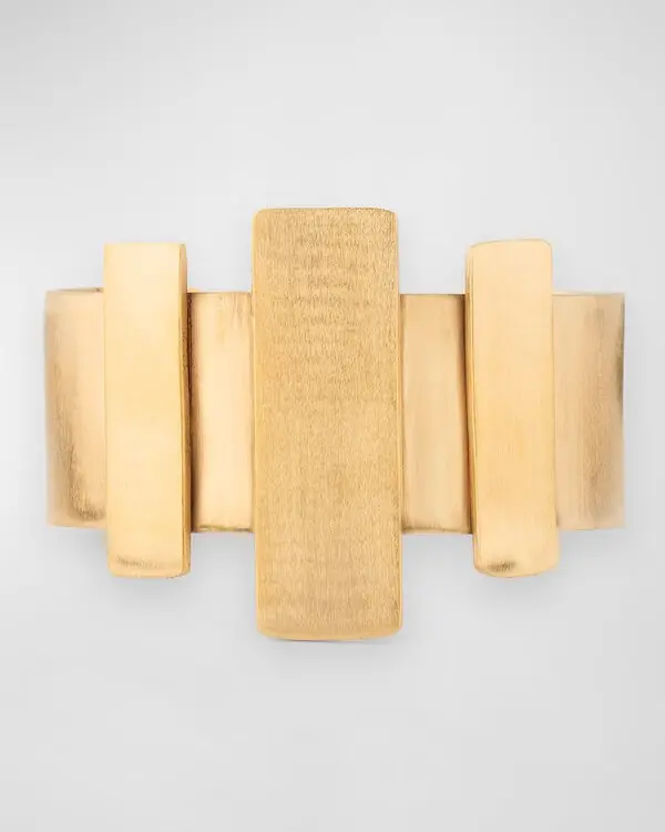 SOKO Cala Bar Statement Cuff Bracelet - Gold