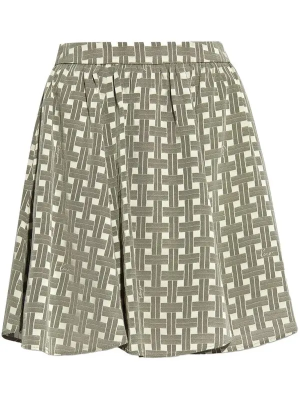 Kenzo Plaid Mini Skirt