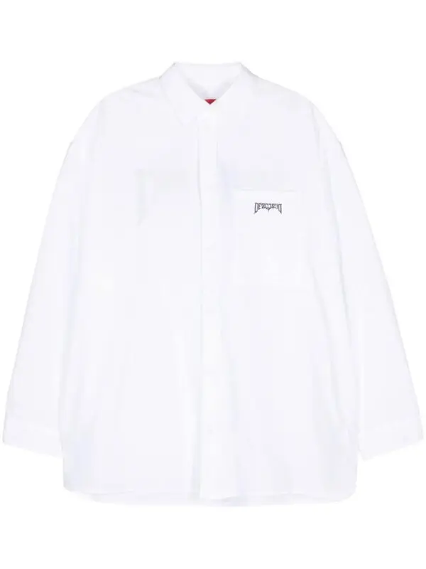 032C Logo-print Cotton Shirt