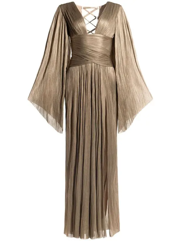 MARIA LUCIA HOHAN Alana Column Dress - Brown