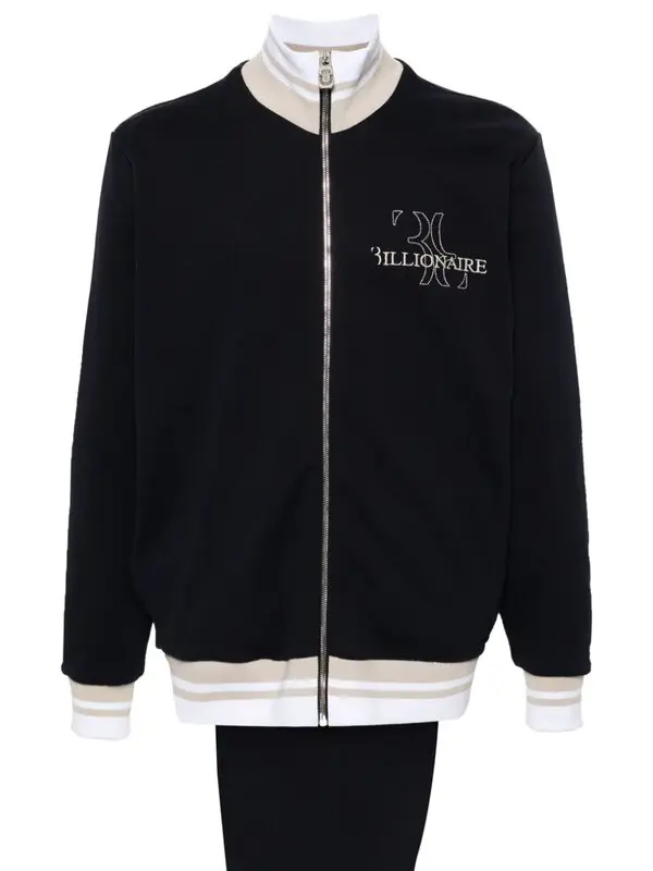 BILLIONAIRE Logo-embroidered Tracksuit