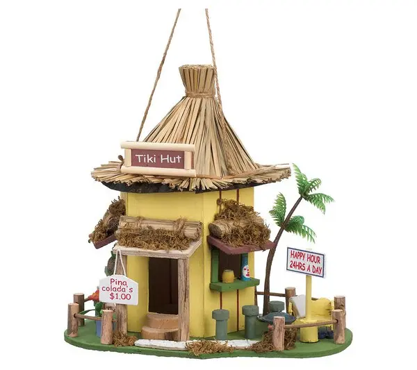 ZINGZ & THINGZ Tiki Hut Birdhouse