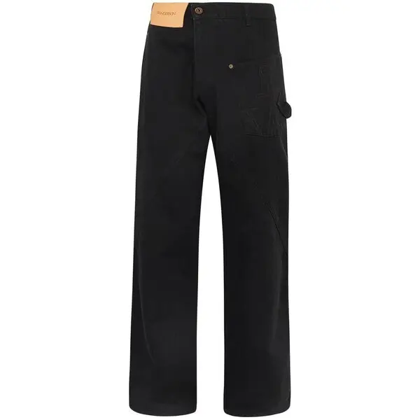 JW Anderson Wide Leg Jeans - Black