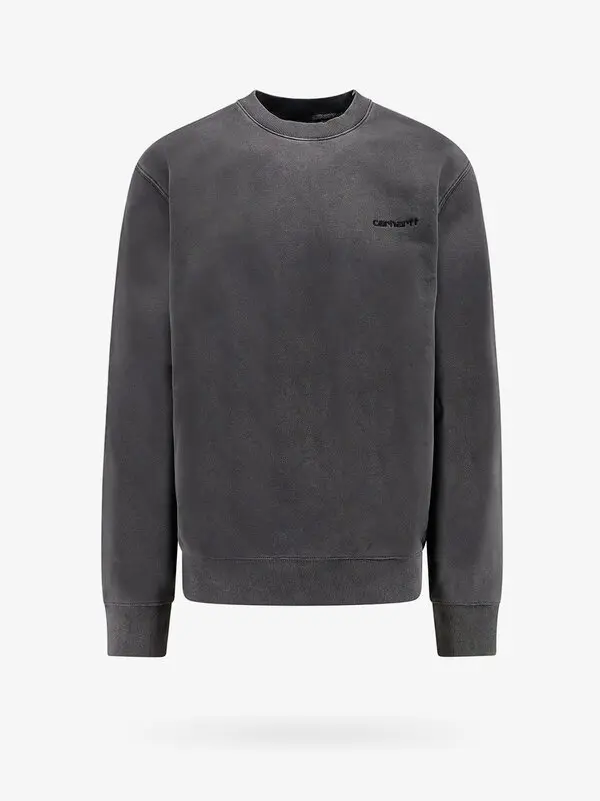 Carhartt Work In Progress Cotton Sweatshirt With Embroidered Logo