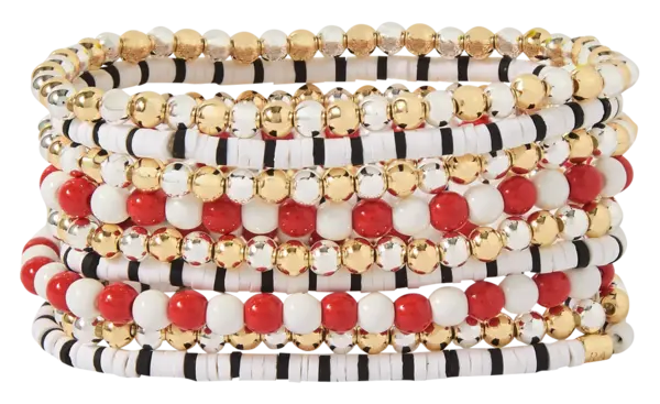 ROXANNE ASSOULIN A Walk On The Beach Set Of Nine Bracelets