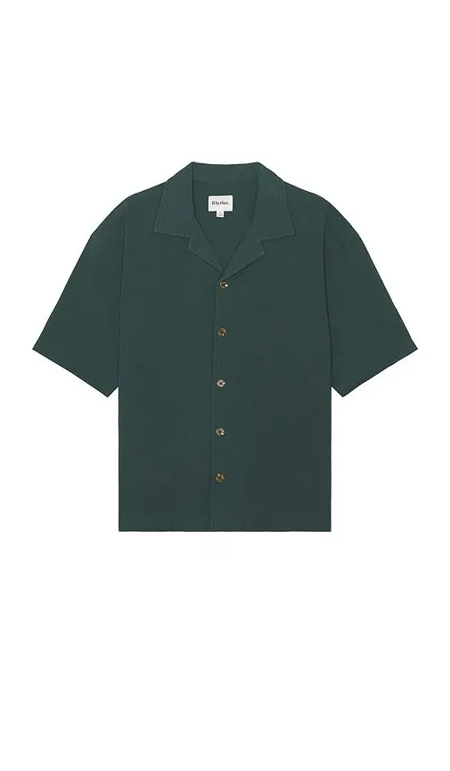 RHYTHM Relaxed Texture Shirt In Green