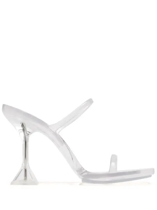 Amina Muaddi 95mm Brito Sandals - Neutrals