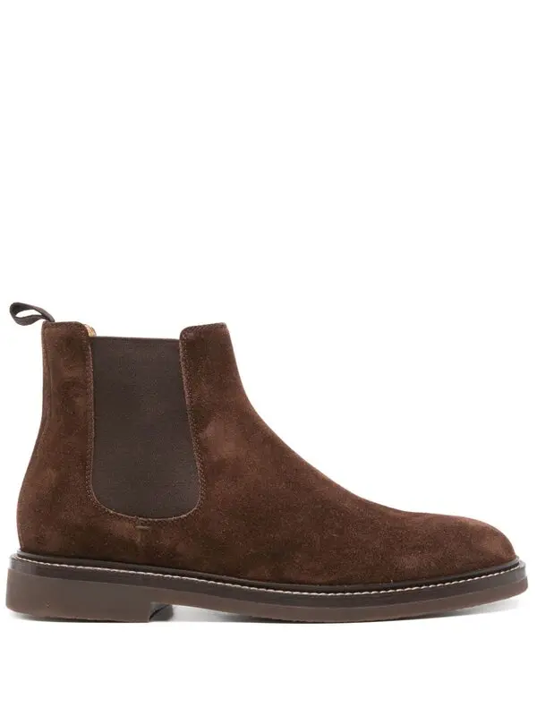 Brunello Cucinelli Suede Ankle Boots - Brown