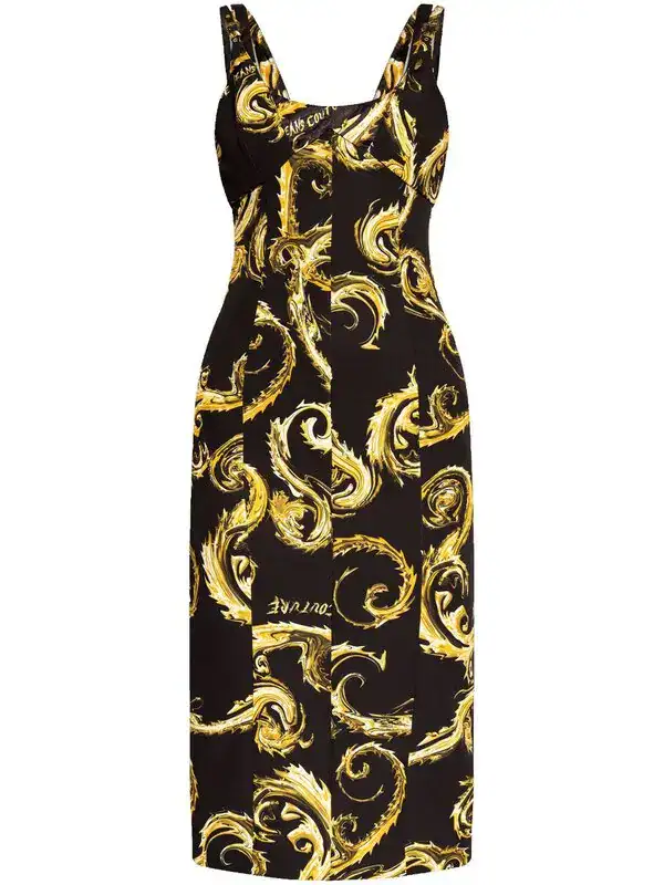 Versace Strap Dress In Black - 66% Off | Editorialist